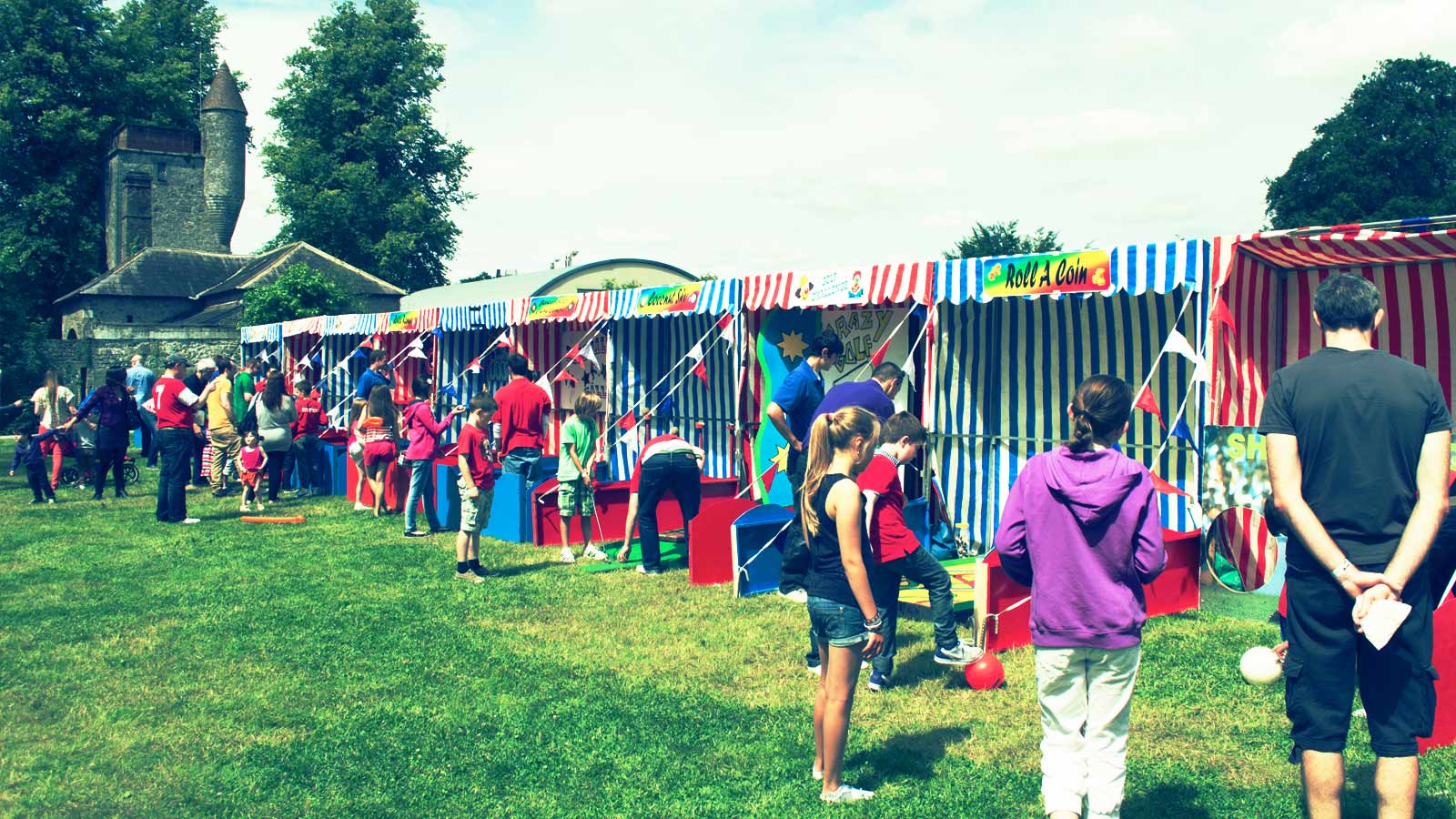 Outdoor family day event for 2000 SAP employees