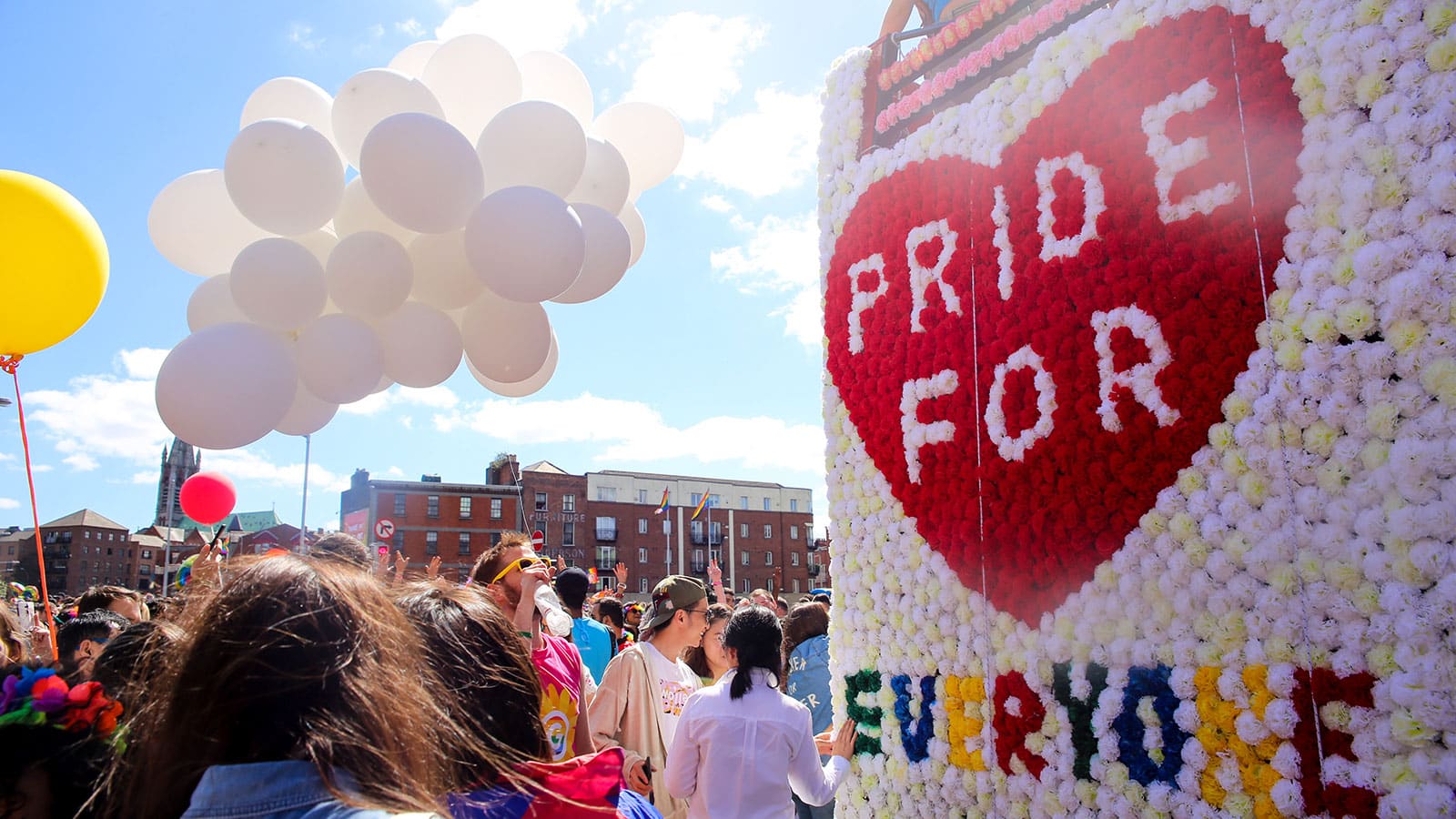 Google Pride bus brand activation for Dublin Pride 2017